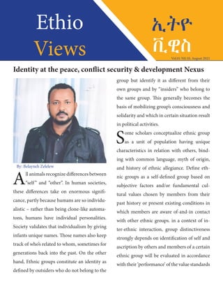 Identity at the peace, conflict security & development Nexus | PDF