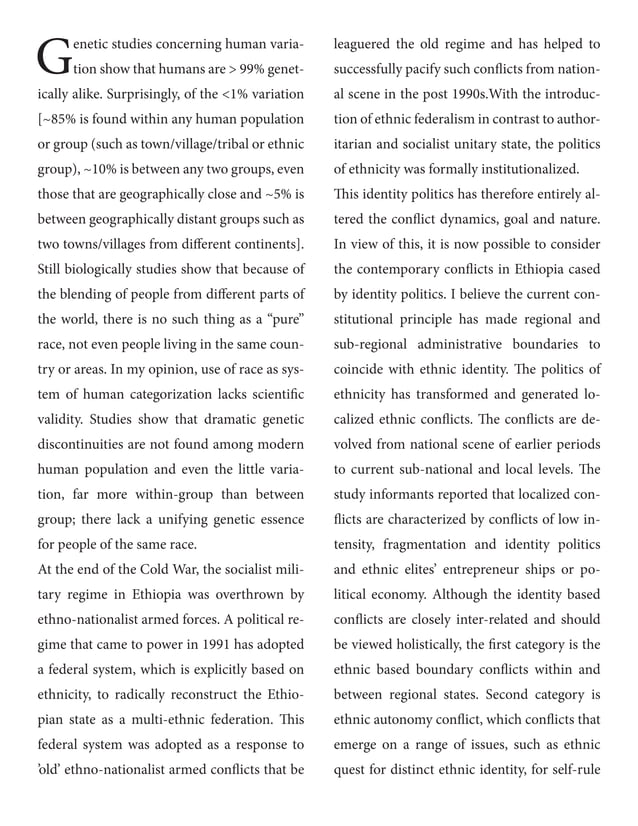 Identity at the peace, conflict security & development Nexus | PDF