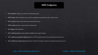 Identity, authentication and authorization | PPTX