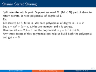 Identity based encryption from the weil pairing | PPT