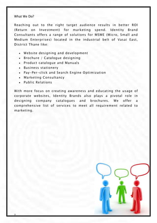 Identity brand consultants profile | PDF