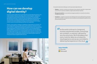 Identity - building trust in a digital world | PPT