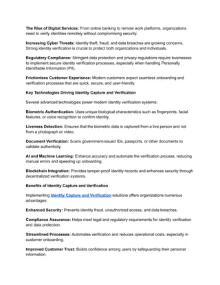 Identity Capture and Verification_ Building a Secure Digital Identity ...