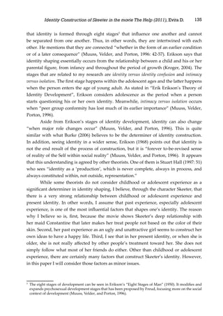 Identity Construction Of Skeeter In The Movie The Help (2011) | PDF