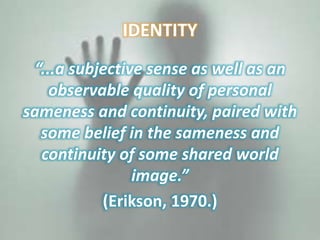 Identity crisis | PPTX
