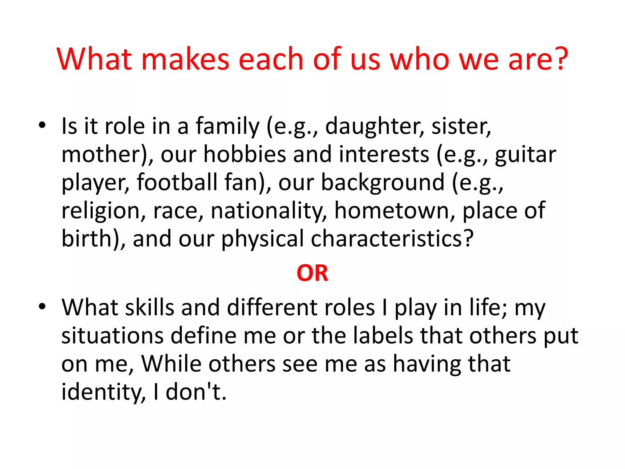 Identity & Difference.pptx | Free Download