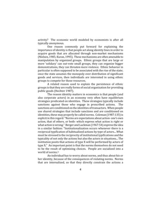 Identity econ version 2 | PDF