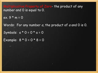 Identity equality properties | PPT