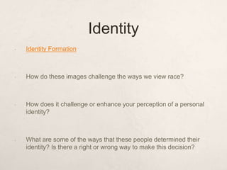 Identity formation | PPTX