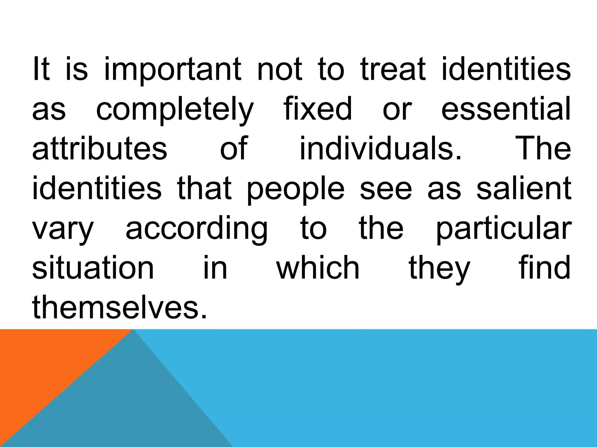 Identity formation | PPT