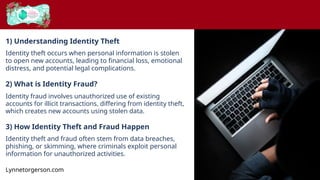Identity Fraud vs Identity Theft Know the Crucial Differences Fast. | PPTX