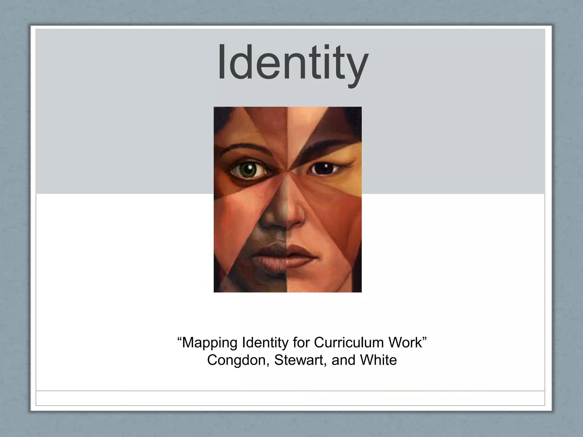 Identity in art presentation | PPTX