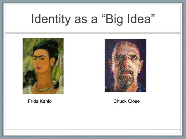 Identity in art presentation | PPTX