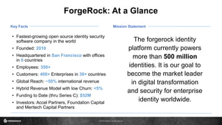 Identity Management with the ForgeRock Identity Platform - So What’s ...