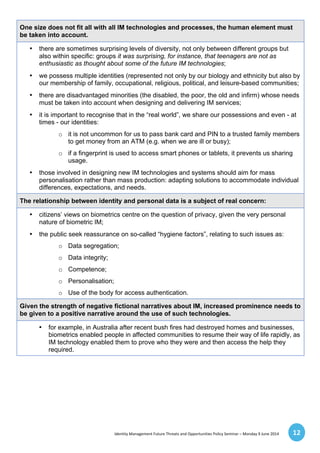 Identity Management Policy Seminar | PDF