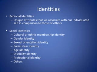 Identity Negotiation Theory | PPTX