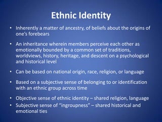 Identity Negotiation Theory | PPTX