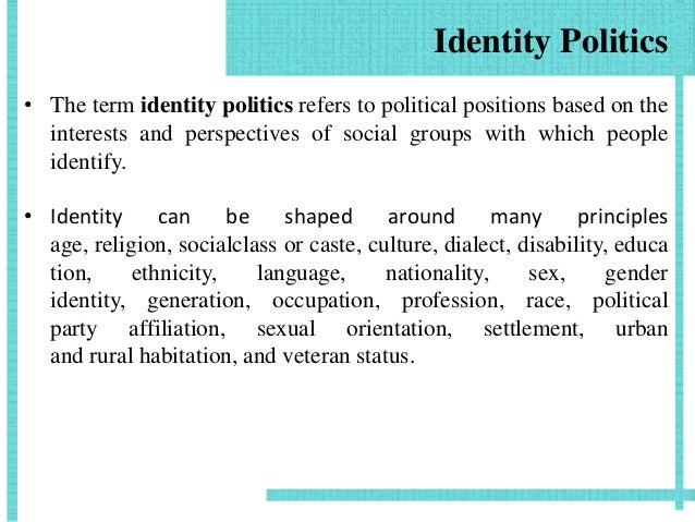Identity politics