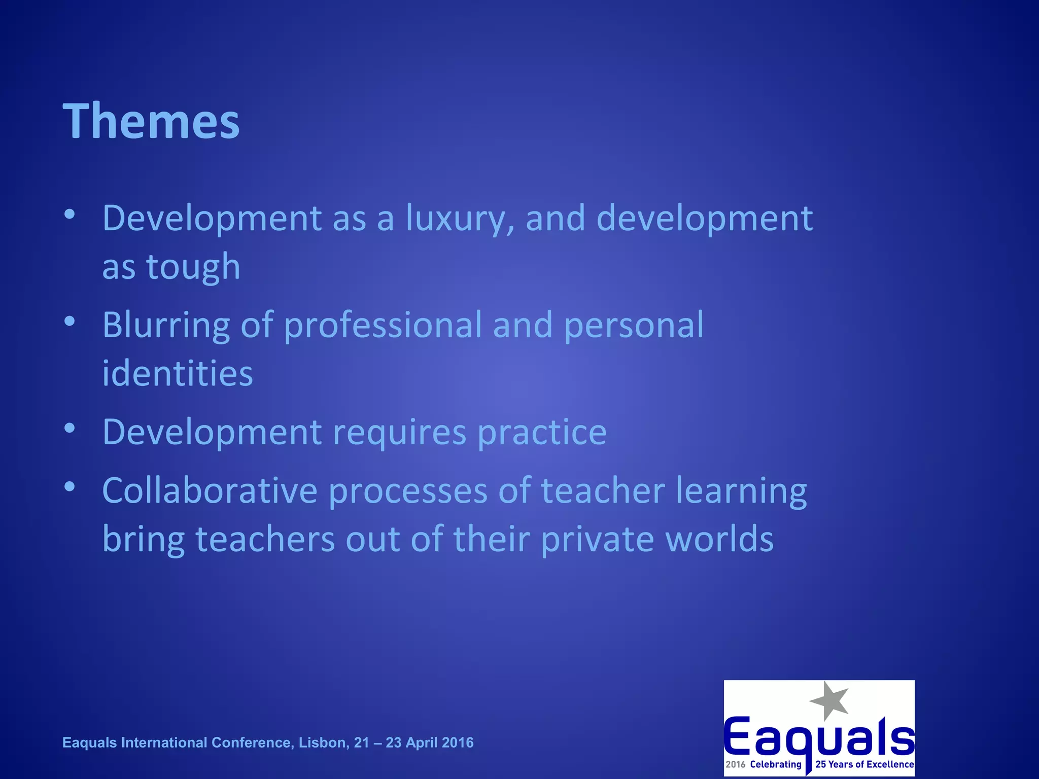 Sophie Larkin: Identity Crisis- The Business of Boosting Teacher Identity | PPT | Professional ...