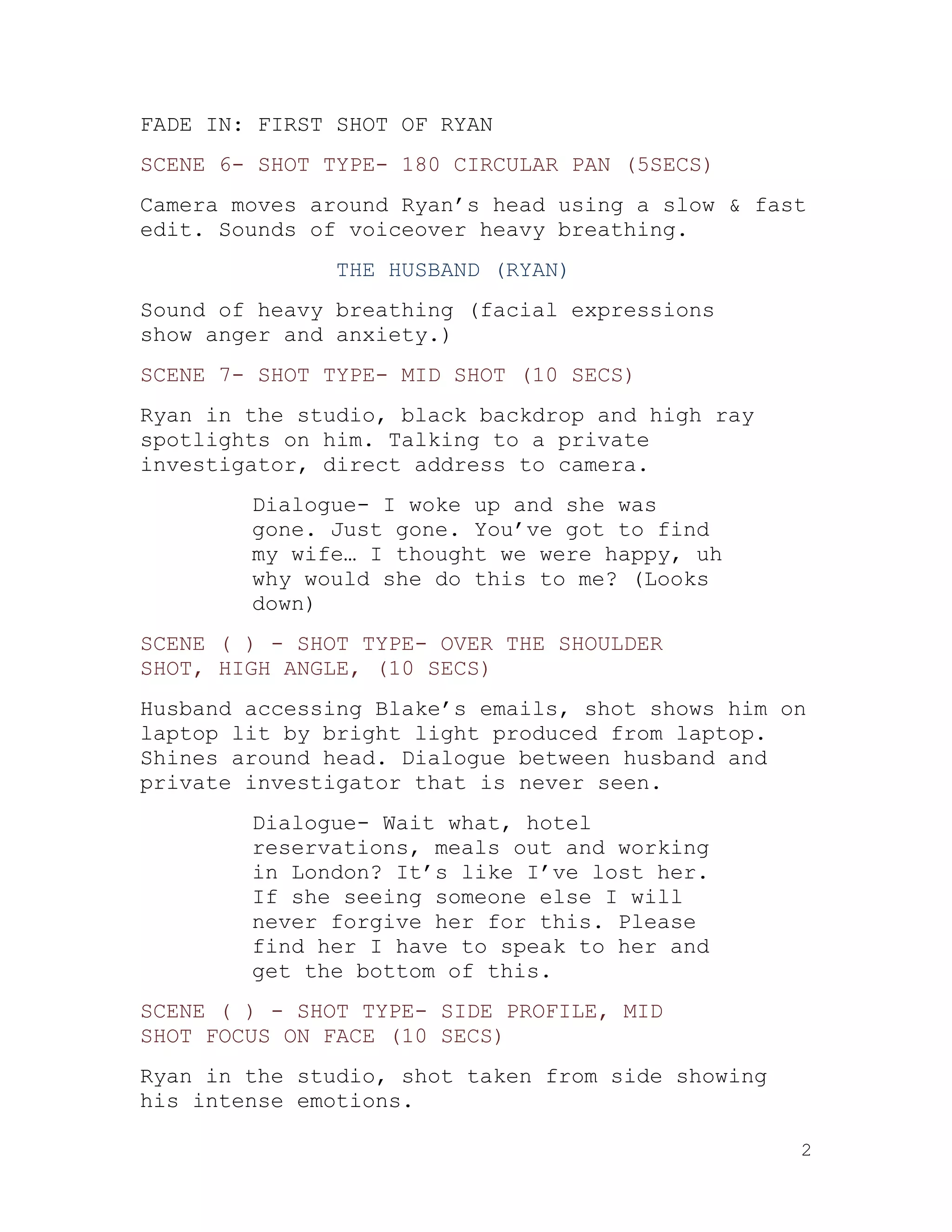 Identity screenplay | PDF