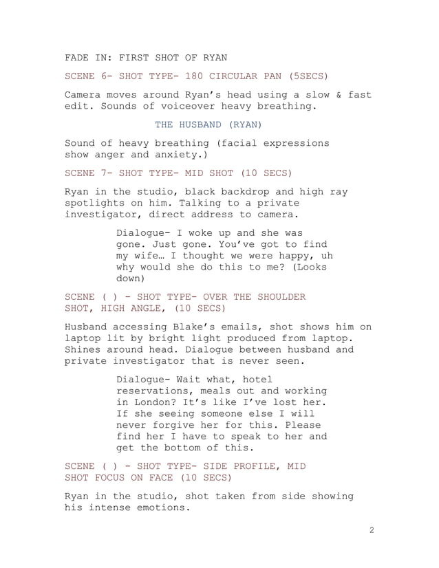 Identity screenplay | PDF