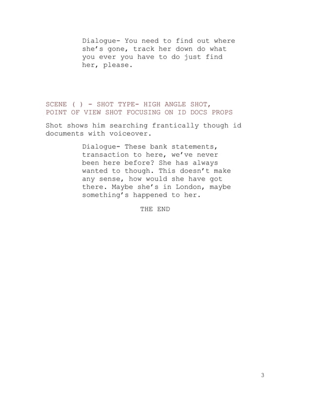 Identity screenplay | PDF