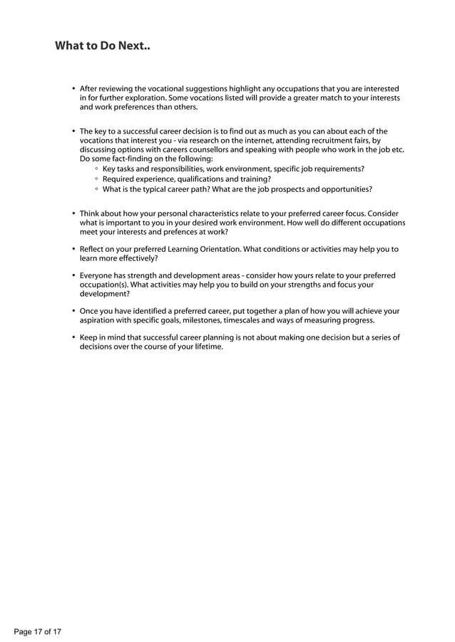 Identity Self-Perception Business Personality Questionnaire Careers ...