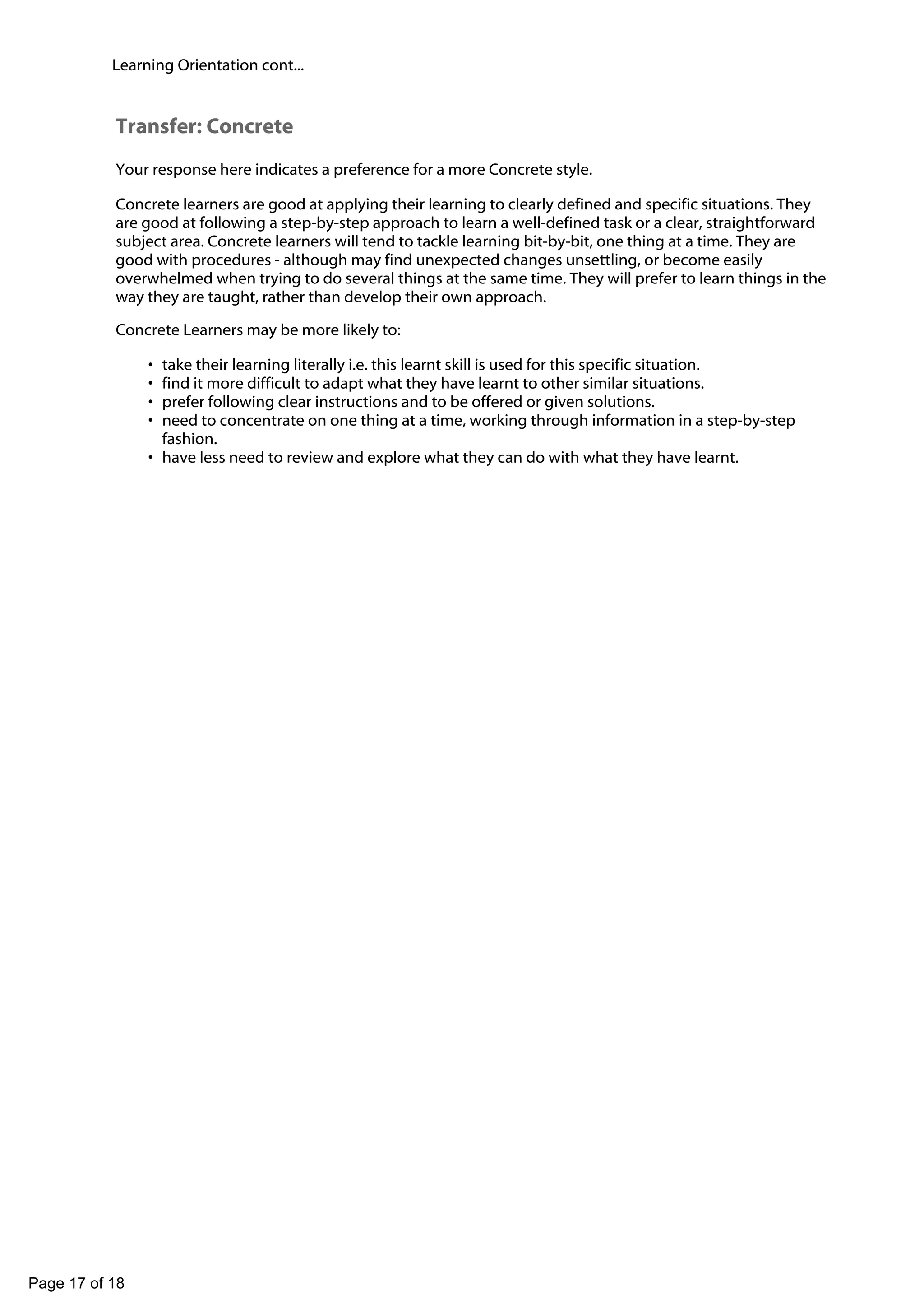 Identity Self-Perception Business Personality Questionnaire Feedback ...