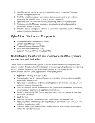 Identity Skills Offers Comprehensive CyberArk Training in Noida | PDF