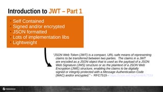 Authorization Using JWTs | PPT