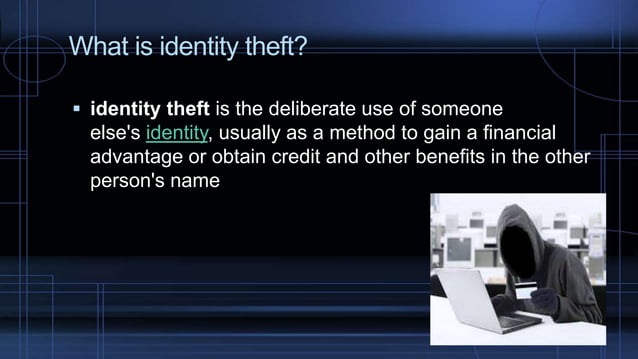 Identity theft | PPT