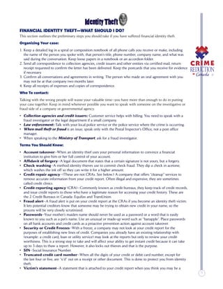 Identity Theft - Canada | PDF