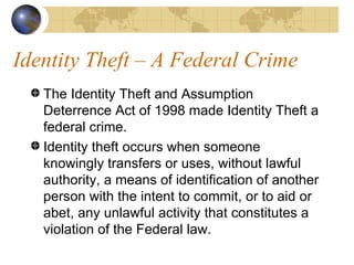 Identity theft power_point | PPT