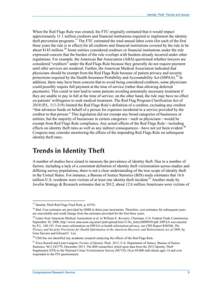 Identity Theft: Trends and Issues January 16, 2014 | PDF