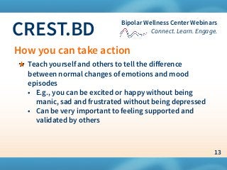 CREST.BD Identity & Bipolar Disorder Slides | PDF
