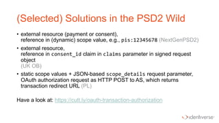 Identiverse: PSD2, Open Banking, and Technical Interoperability | PPT