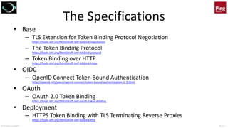 Token Binding Identiverse 2018 | PPTX