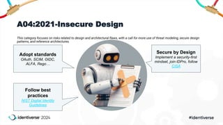 Navigating the Intersection: IAM and OWASP in the Cybersecurity Landscape (Identiverse 2024) | PPTX