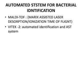 Identofocation of bacteria | PPT | Free Download