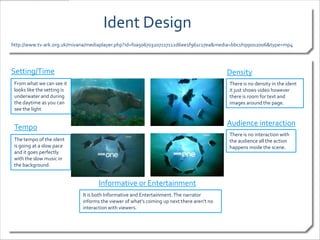 Ident presentation shannon | PPT
