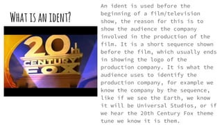 Ident research | PPTX