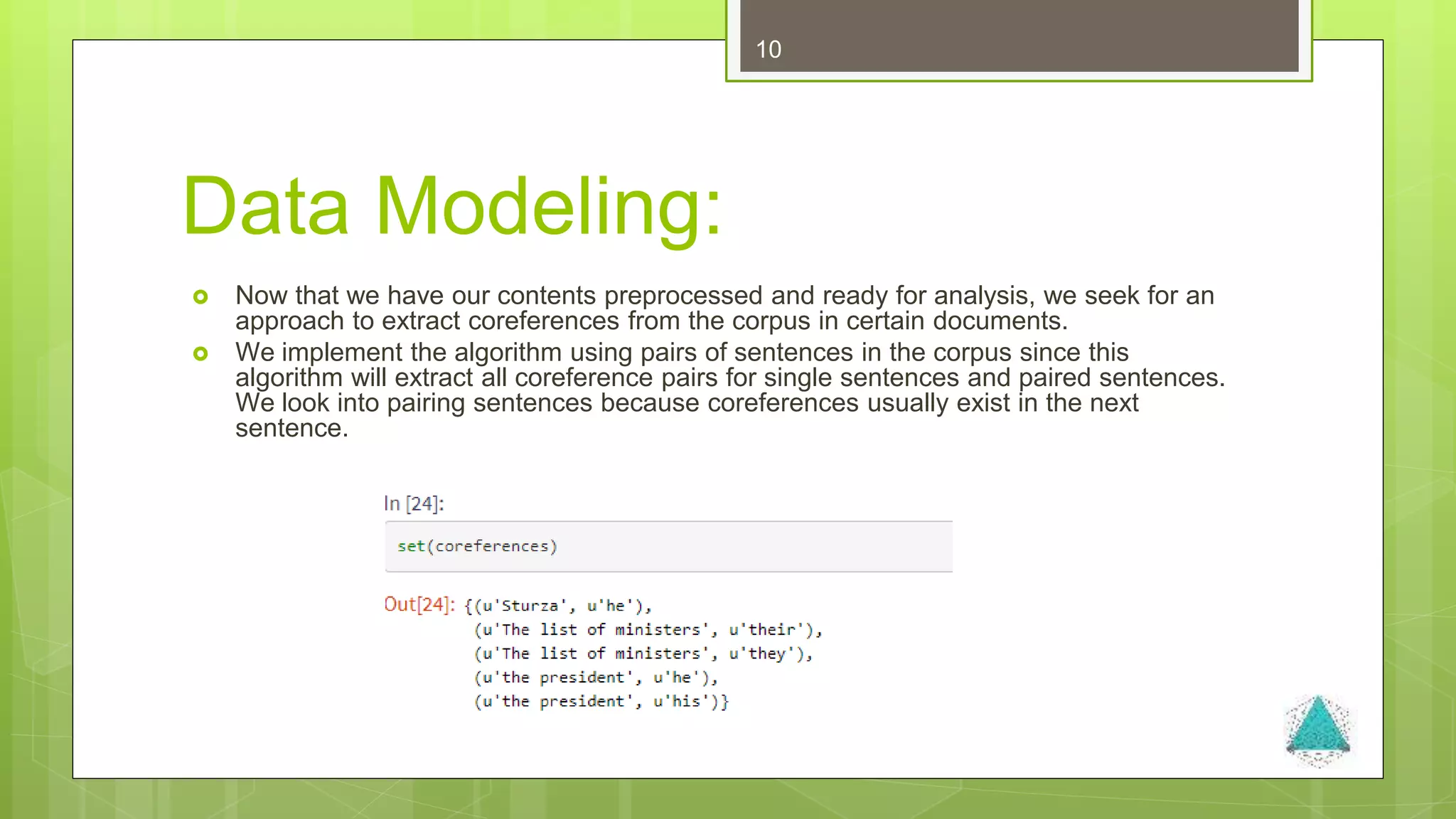 Coreference Extraction from Identric’s Documents - Solution of Datathon ...