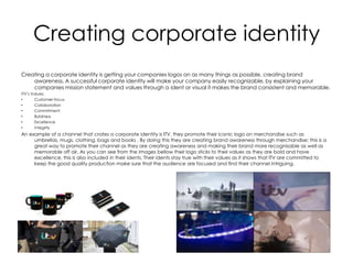 Idents | PPTX | Television | Entertainment