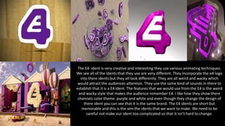 Idents | PPTX | Entertainment