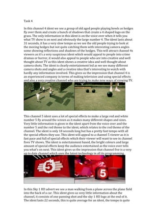 Ident task 4 | DOCX | History | Genres