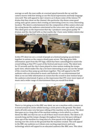 Ident task 4 | DOCX | History | Genres