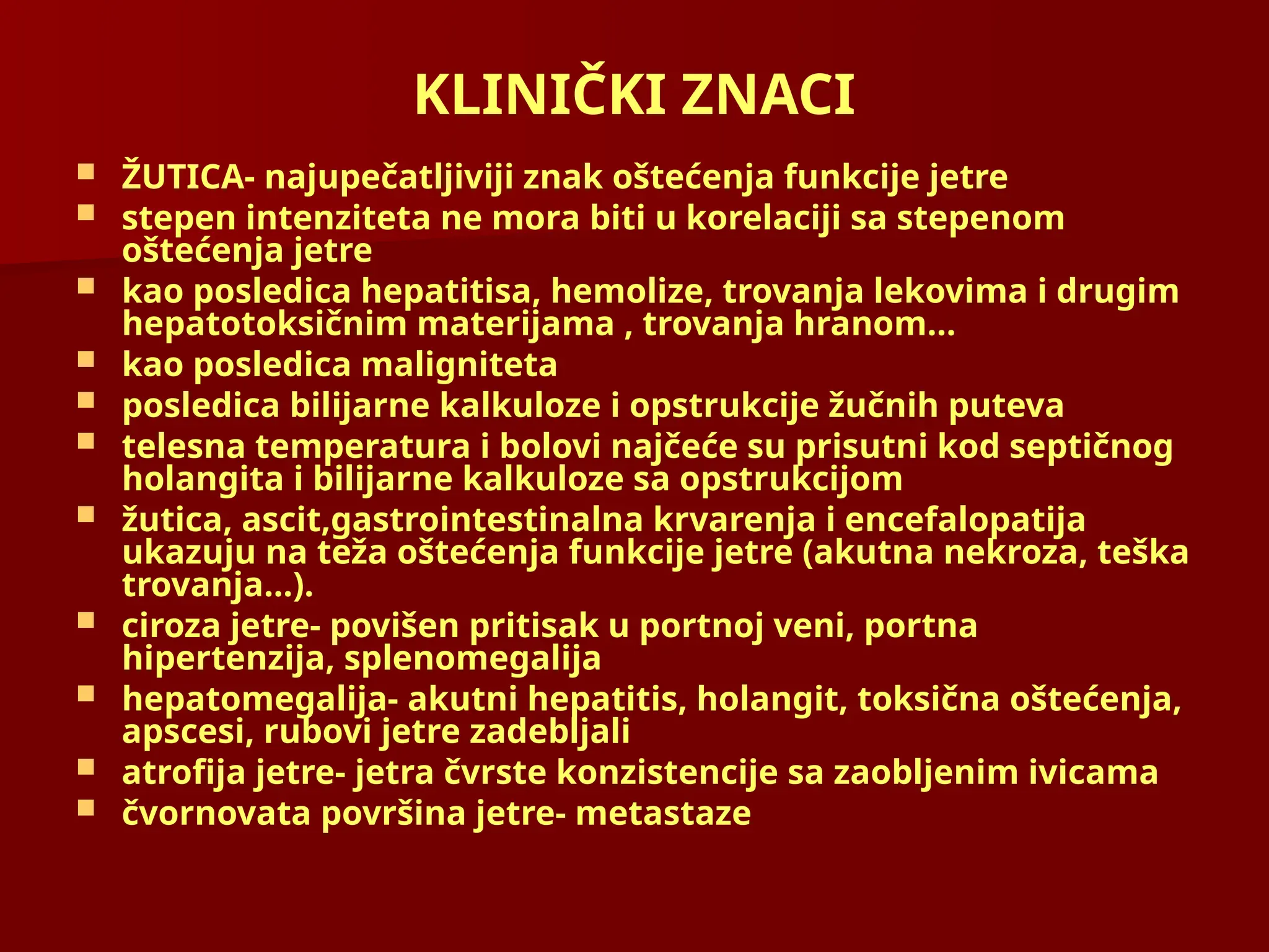 HIRURGIJA OBOLJENJA JETRE powerpoint pres. | PPT