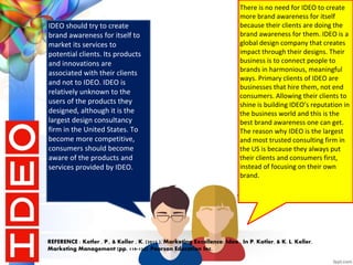 Ideo Marketing | PPT