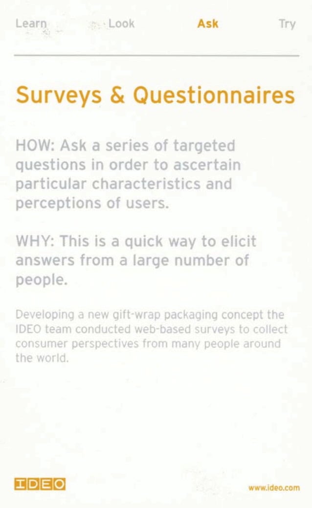 Ideo method-cards | PDF