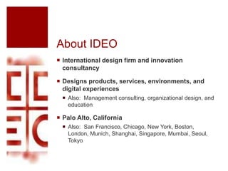Ideo ii | PPTX